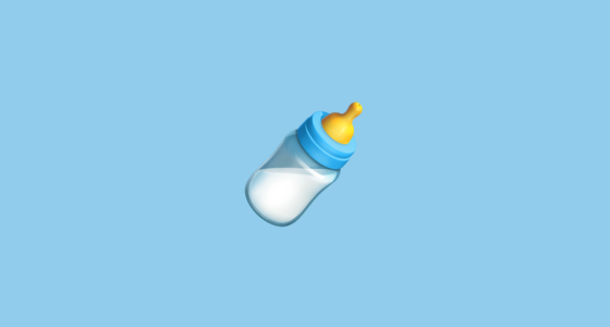 🍼 Botol Susu Emoji on Twitter Emoji Stickers 13.1