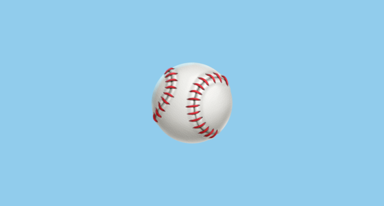 ⚾ Baseball Emoji on Twitter Emoji Stickers 13.1