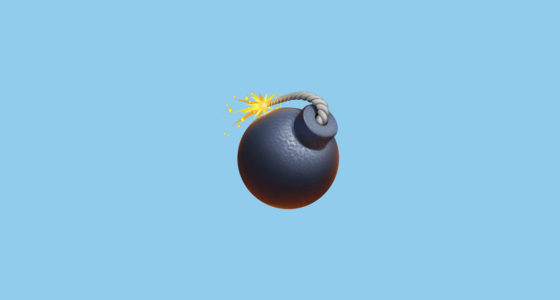 💣 Bomba Emoji on Twitter Emoji Stickers 13.1