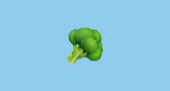 🥦 Brócolis Emoji on Twitter Emoji Stickers 13.1