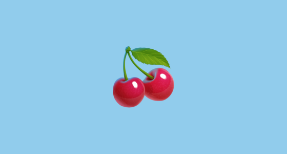 🍒 Cherries Emoji on Twitter Emoji Stickers 13.1