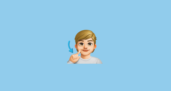 🧏🏼 Deaf Person: Medium-Light Skin Tone Emoji on Twitter Emoji Stickers 13.1