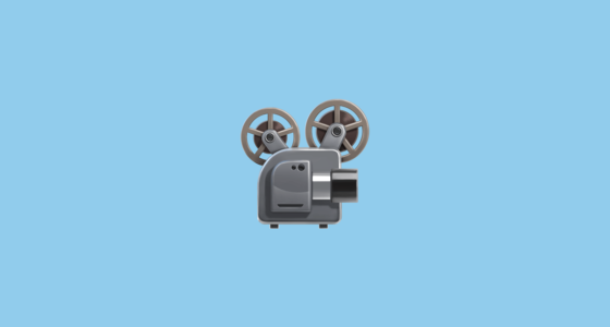 📽️ Film Projector Emoji on Twitter Emoji Stickers 13.1