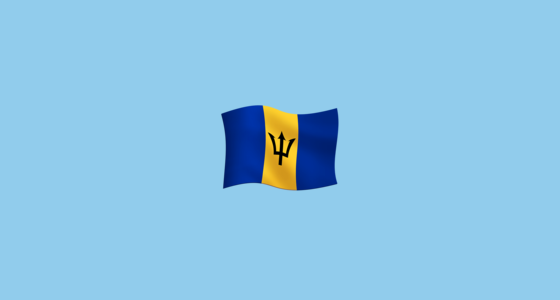 🇧🇧 Flagge: Barbados Emoji on Twitter Emoji Stickers 13.1