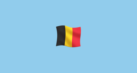🇧🇪 Flag: Belgium Emoji on Twitter Emoji Stickers 13.1