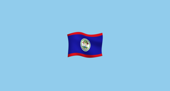 🇧🇿 Drapeau: Belize Emoji on Twitter Emoji Stickers 13.1