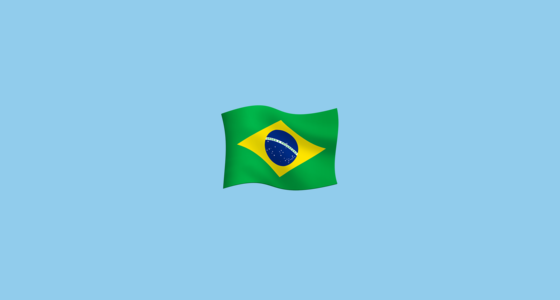 🇧🇷 Flagge: Brasilien Emoji on Twitter Emoji Stickers 13.1