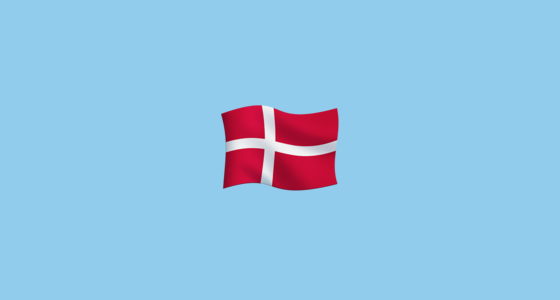 🇩🇰 Flagga: Danmark Emoji on Twitter Emoji Stickers 13.1
