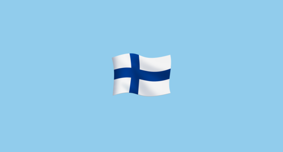 🇫🇮 Flagge: Finnland Emoji on Twitter Emoji Stickers 13.1