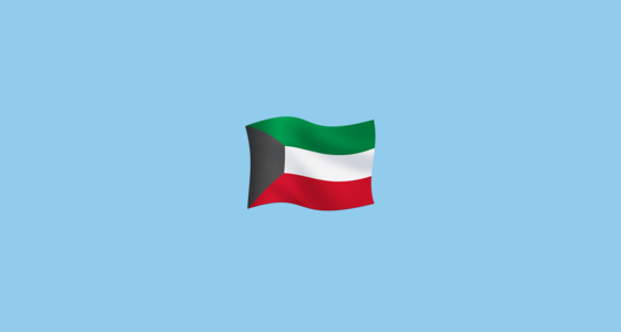 🇰🇼 Flag: Kuwait Emoji on Twitter Emoji Stickers 13.1