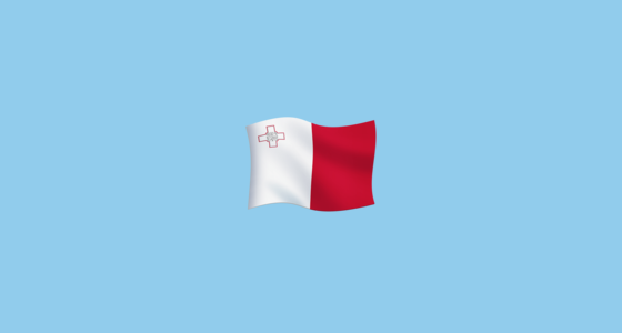 🇲🇹 Bandera: Malta Emoji on Twitter Emoji Stickers 13.1