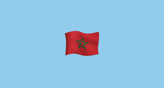 🇲🇦 Drapeau: Maroc Emoji on Twitter Emoji Stickers 13.1