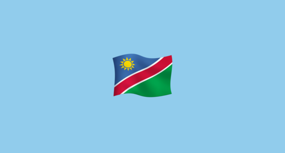 🇳🇦 Bandera: Namibia Emoji on Twitter Emoji Stickers 13.1