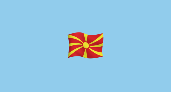 🇲🇰 Flag: North Macedonia Emoji on Twitter Emoji Stickers 13.1