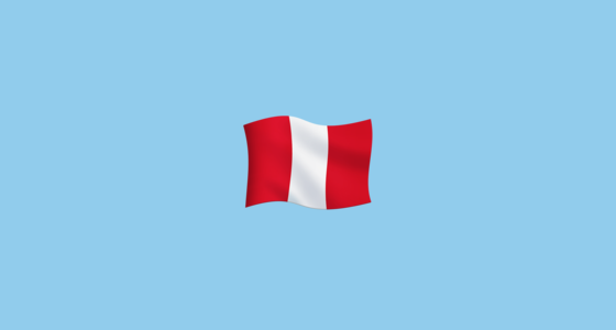 🇵🇪 Bandera: Perú Emoji on Twitter Emoji Stickers 13.1