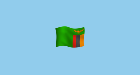🇿🇲 Bandera: Zambia Emoji on Twitter Emoji Stickers 13.1