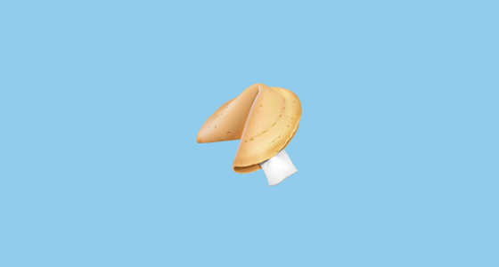 🥠 Fortune Cookie Emoji on Twitter Emoji Stickers 13.1