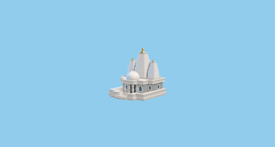 🛕 Hindu Temple Emoji on Twitter Emoji Stickers 13.1