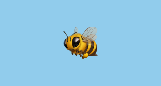 🐝 Biene Emoji on Twitter Emoji Stickers 13.1