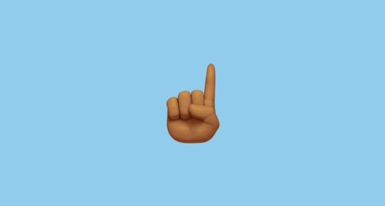 ☝🏾 Index Pointing Up: Medium-Dark Skin Tone Emoji on Twitter Emoji ...