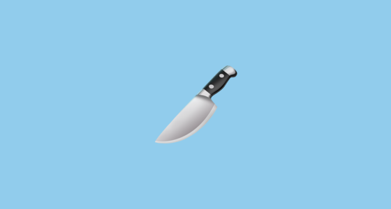 🔪 Coltello Da Cucina Emoji on Twitter Emoji Stickers 13.1