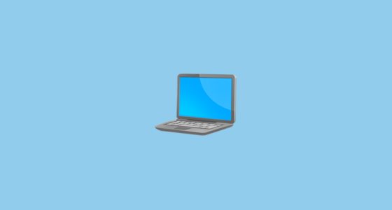 💻 Laptop Emoji on Twitter Emoji Stickers 13.1