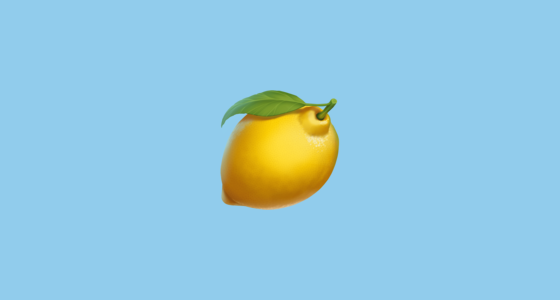 🍋 柠檬 Emoji on Twitter Emoji Stickers 13.1