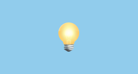 💡 Bombilla Emoji on Twitter Emoji Stickers 13.1