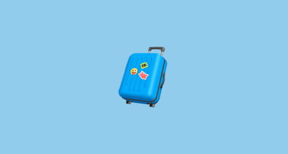 🧳 Luggage Emoji on Twitter Emoji Stickers 13.1