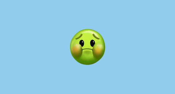 🤢 Cara De Náuseas Emoji on Twitter Emoji Stickers 13.1