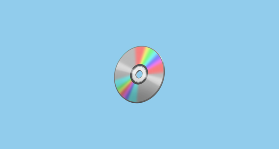 💿 Optical Disk Emoji on Twitter Emoji Stickers 13.1