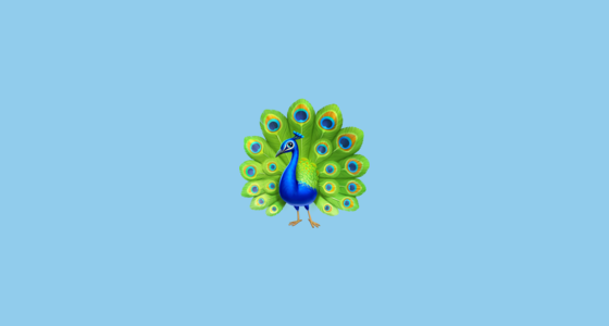 🦚 Paon Emoji on Twitter Emoji Stickers 13.1