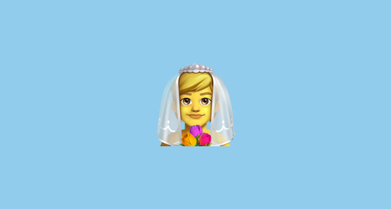 👰 Person with Veil Emoji on Twitter Emoji Stickers 13.1