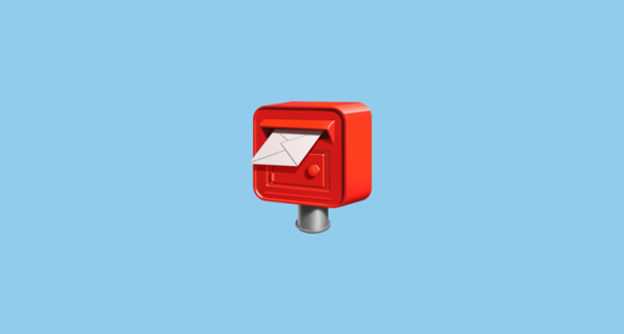 📮 Boîte Aux Lettres Emoji on Twitter Emoji Stickers 13.1