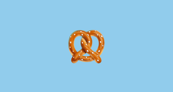 🥨 Brezel Emoji on Twitter Emoji Stickers 13.1