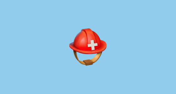 ⛑️ Rescue Worker’s Helmet Emoji on Twitter Emoji Stickers 13.1
