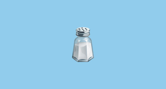 🧂 Salz Emoji on Twitter Emoji Stickers 13.1