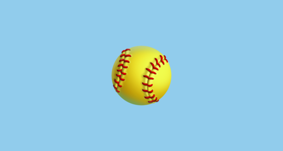 🥎 Pelota De Softball Emoji on Twitter Emoji Stickers 13.1