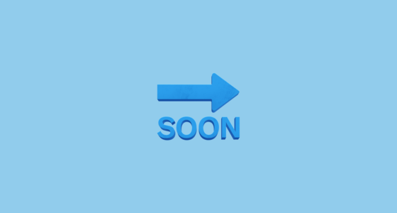 🔜 Soon Arrow Emoji on Twitter Emoji Stickers 13.1