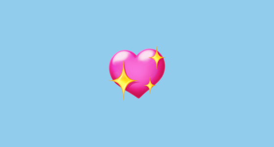 💖 Hjerte Med Stjerner Emoji on Twitter Emoji Stickers 13.1
