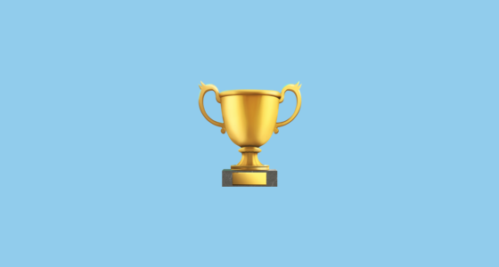 🏆 Pokal Emoji on Twitter Emoji Stickers 13.1