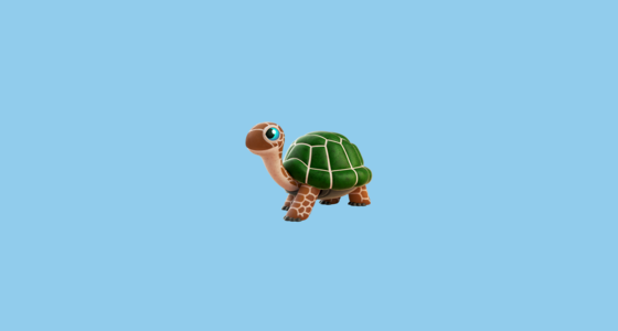 🐢 Tortuga Emoji on Twitter Emoji Stickers 13.1
