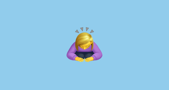 🙇‍♀️ Mulher Fazendo Reverência Emoji on Twitter Emoji Stickers 13.1