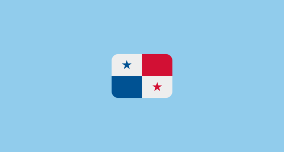 🇵🇦 Bandera: Panamá Emoji on Twitter Twemoji 15.0