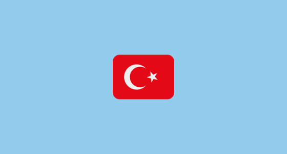🇹🇷 旗: トルコ Emoji on Twitter Twemoji 15.0