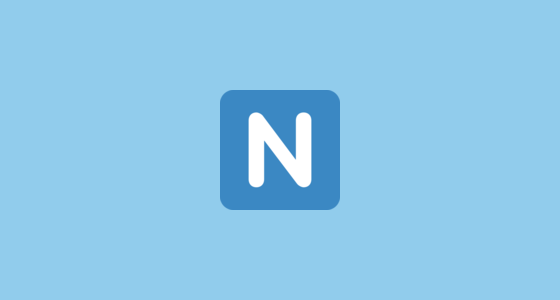 Regional Indicator Symbol Letter N Emoji on Twitter Twemoji 15.0
