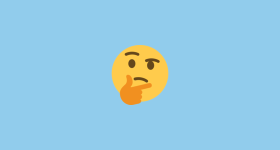 🤔 Visage En Pleine Réflexion Emoji on Twitter Twemoji 15.0
