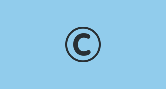 ©️ Símbolo De Copyright Emoji on Twitter Twemoji 2.0