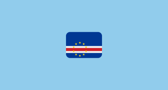 🇨🇻 Drapeau: Cap-Vert Emoji on Twitter Twemoji 2.0