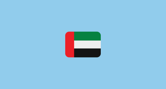 🇦🇪 Bandera: Emiratos Árabes Unidos Emoji on Twitter / X Twemoji 2.0